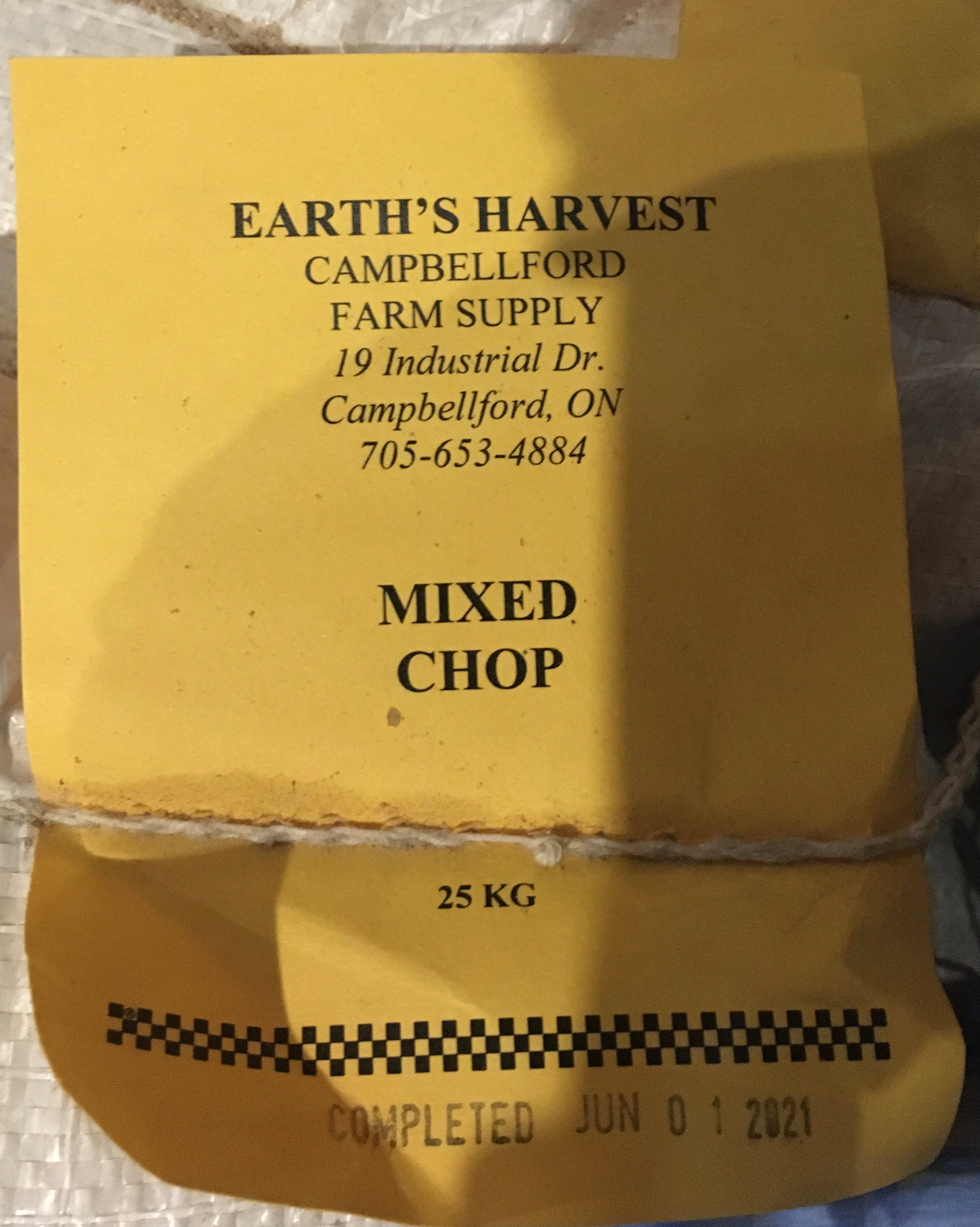 CFS Mixed Chop 25KG – The Mercantile and Feed Company