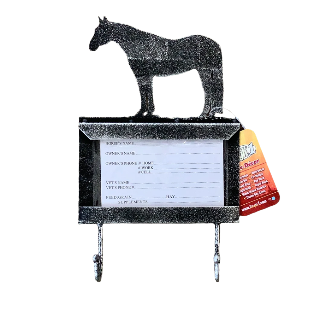 Quarter Horse Stall Card Holder – The Mercantile and Feed Company